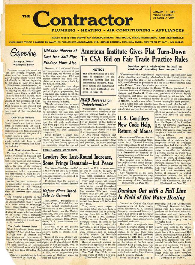 6 pictures from the first-ever editions of Contractor Magazine | Contractor