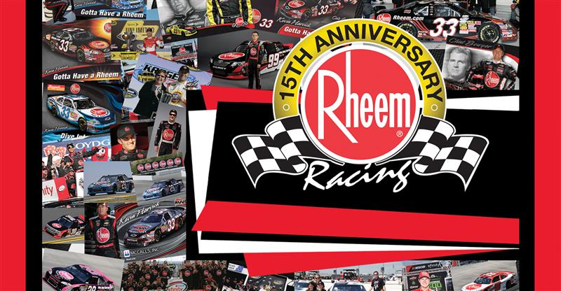 Rheem Announces 15th Anniversary in NASCAR Racing Sponsorship | Contractor