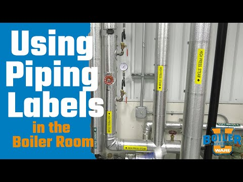 Using Piping Labels in the Boiler Room | Contractor
